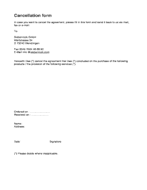 Fillable Online Download cancellation form Fax Email Print - pdfFiller