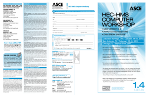 Fillable Online floods HEC-HMS CoMputEr WorkSHop - The Association of ...