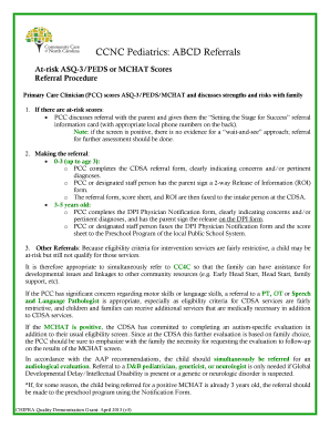 Fillable Online CCNC Pediatrics Fax Email Print - pdfFiller