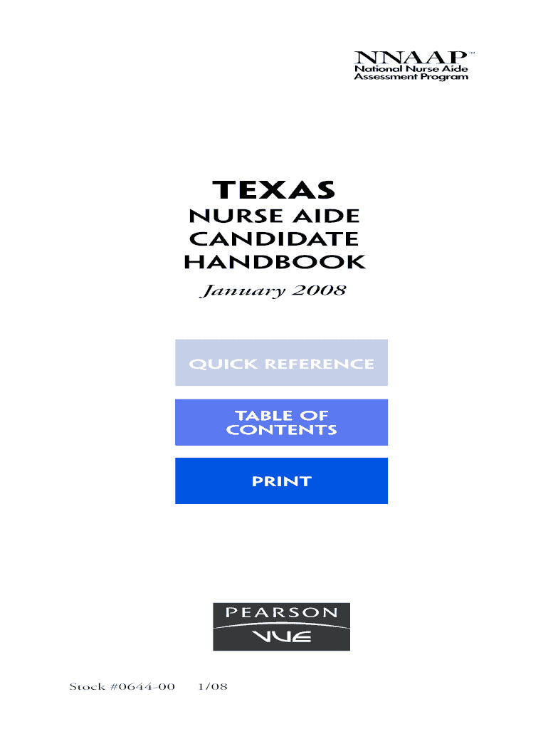 Fillable Online QUICK REFERENCE TABLE OF CONTENTS PRINT - Welcome to ...