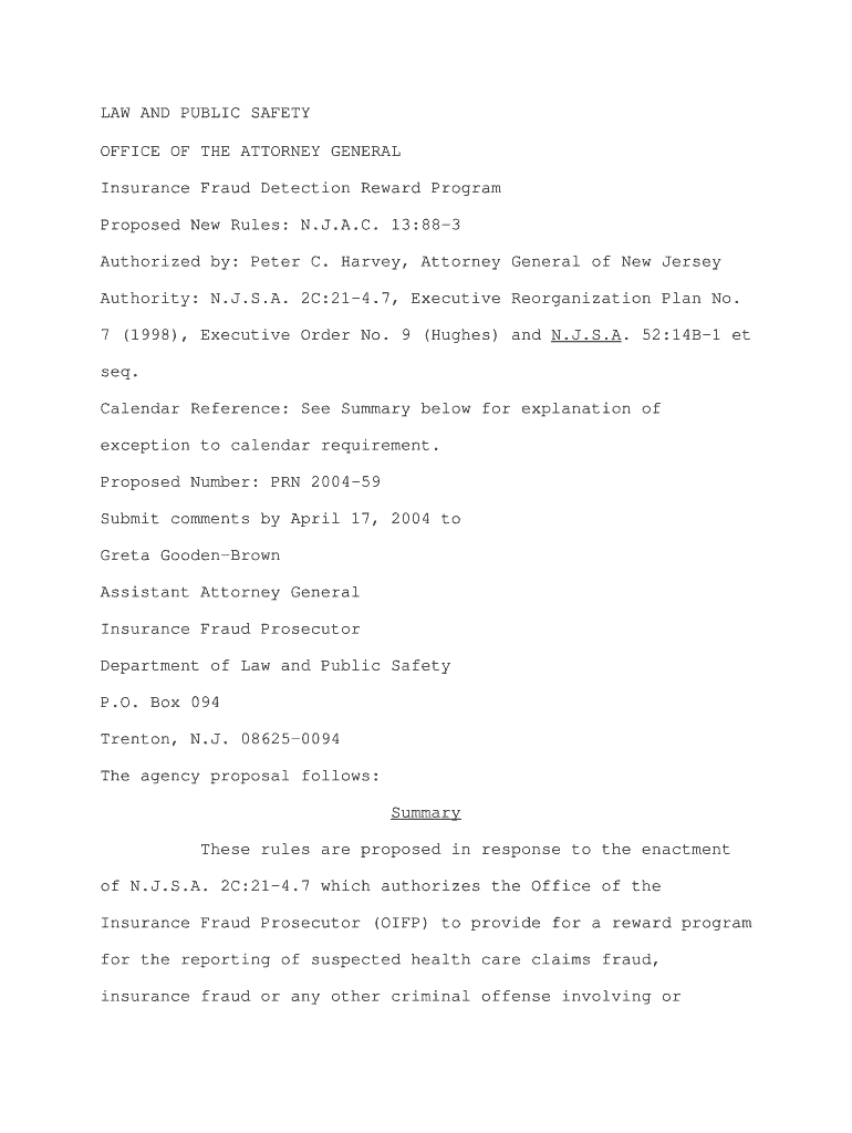 Fillable Online njdcj Printable Version - Division of Criminal Justice ...