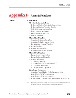 Fillable Online rctlma Appendix I: Forms - TLMA Fax Email Print - pdfFiller