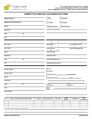 Fillable Online HIGHMARK PRODUCT OFFICE USE ONLY Fax Email Print ...