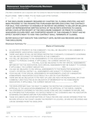Fillable Online Association Disclosure Form Fax Email Print - pdfFiller