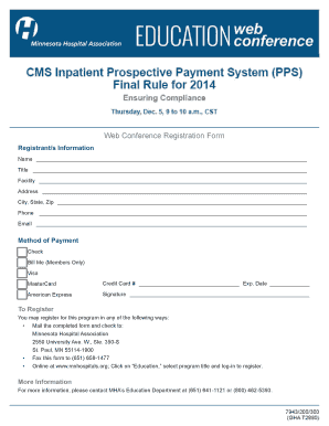 Fillable Online CMS Inpatient Prospective Payment System (PPS) Final ...