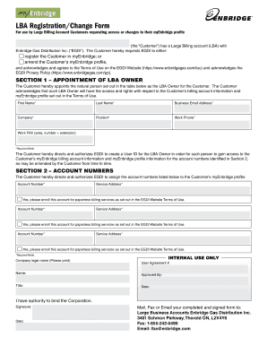 Fillable Online LBA RegistrationChange Form Fax Email Print - pdfFiller