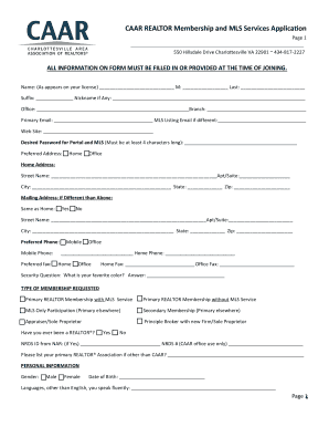 Caar - Fill Online, Printable, Fillable, Blank | pdfFiller