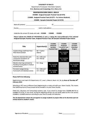 Fillable Online um edu Plagiarism Declaration Form - University of ...