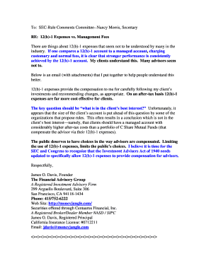 Fillable Online sec Comment Letter on 4-538 Fax Email Print - pdfFiller