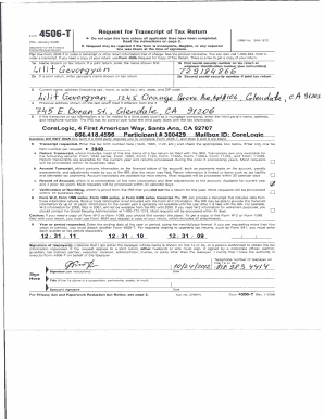 Fillable Online 4506-T Request for Transcript of Tax Return.pdf Fax ...