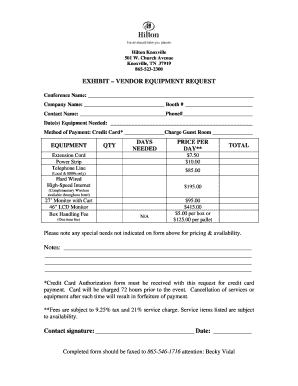 Fillable Online Hilton Knoxville Fax Email Print - pdfFiller