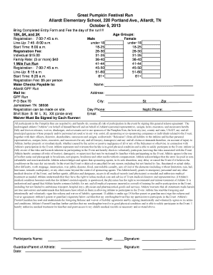 Fillable Online Run form Fax Email Print - pdfFiller
