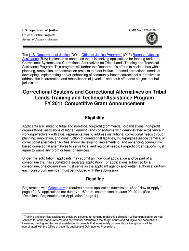 Fillable Online apply07 grants Department of Justice (DOJ), Office of ...