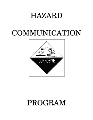 Fillable Online Hazard Communication - Summit Fax Email Print - pdfFiller