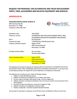 Fillable Online REQUEST FOR PROPOSAL FOR NEW FLEET / VEHICLES ...