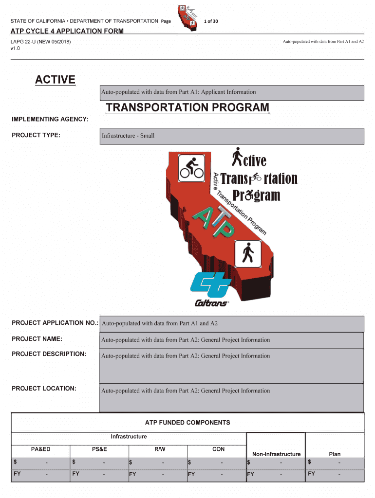 Fillable Online ATP CYCLE 4 APPLICATION FORM. ATP FUNDED COMPONENTS Fax ...