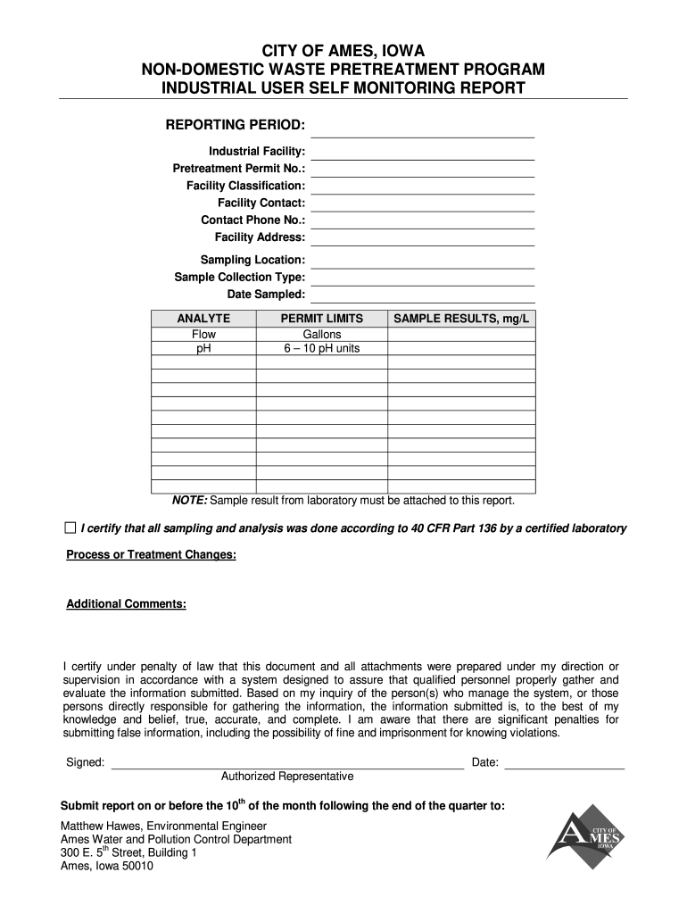 Fillable Online 8 IU SMR Form.doc Fax Email Print - pdfFiller