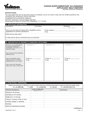 Fillable Online APPLICANT SELF-REPORT Fax Email Print - pdfFiller