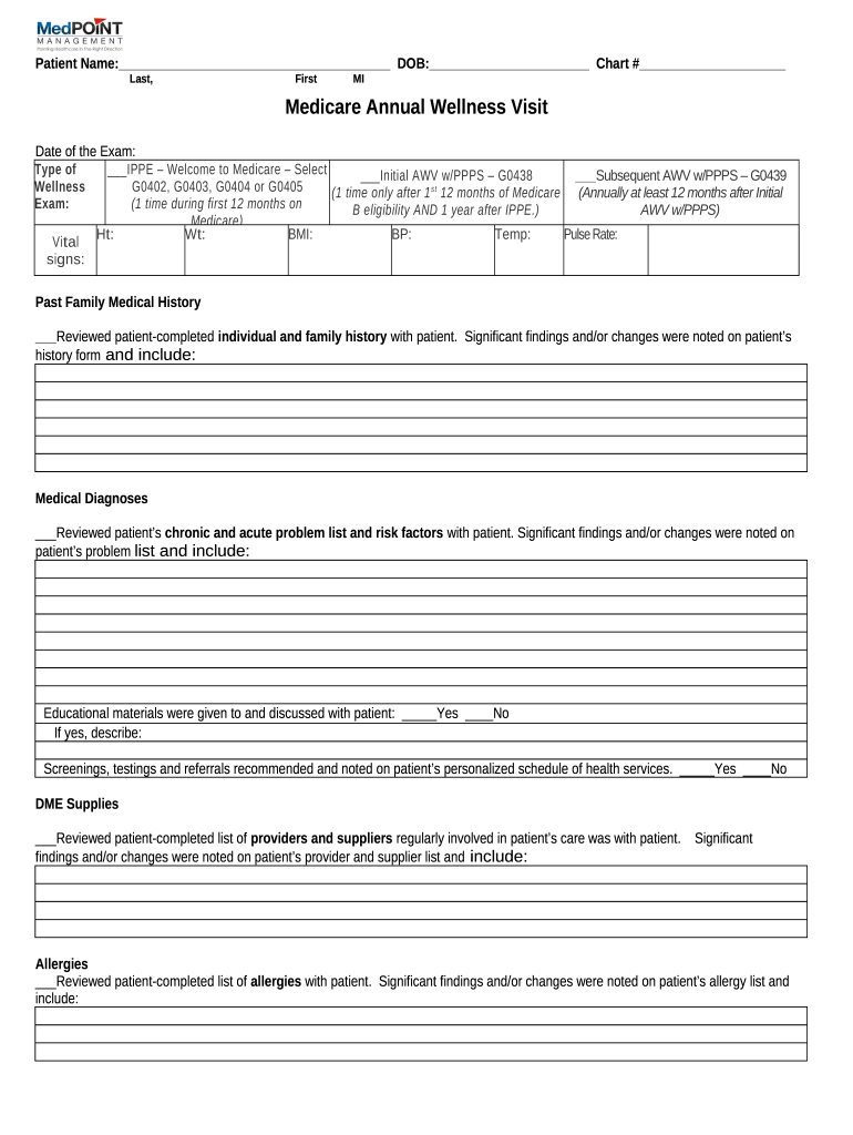 Page 1 of 6 Update to the Initial Preventive Physical ... - CMS Doc ...