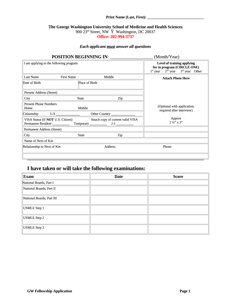 ProgramsThe School of Medicine & Health ... - GW SMHS Doc Template ...