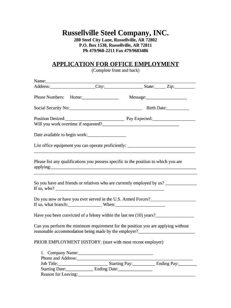 Russellville Steel Company, INC Structural Steel Fabrication ... Doc ...