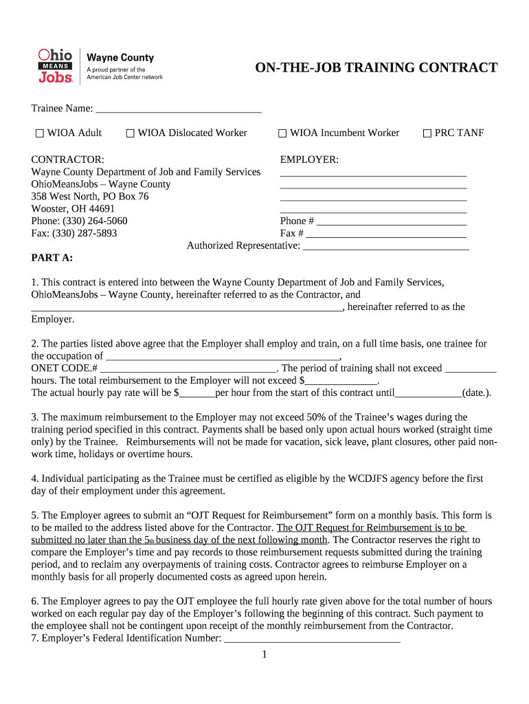 Trainee Name :Contract Doc Template | pdfFiller