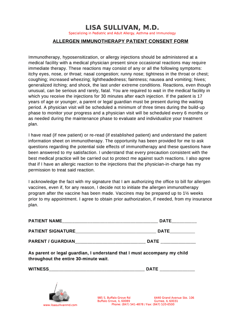 The safety of self-administered allergen immunotherapy during ... Doc Template | pdfFiller