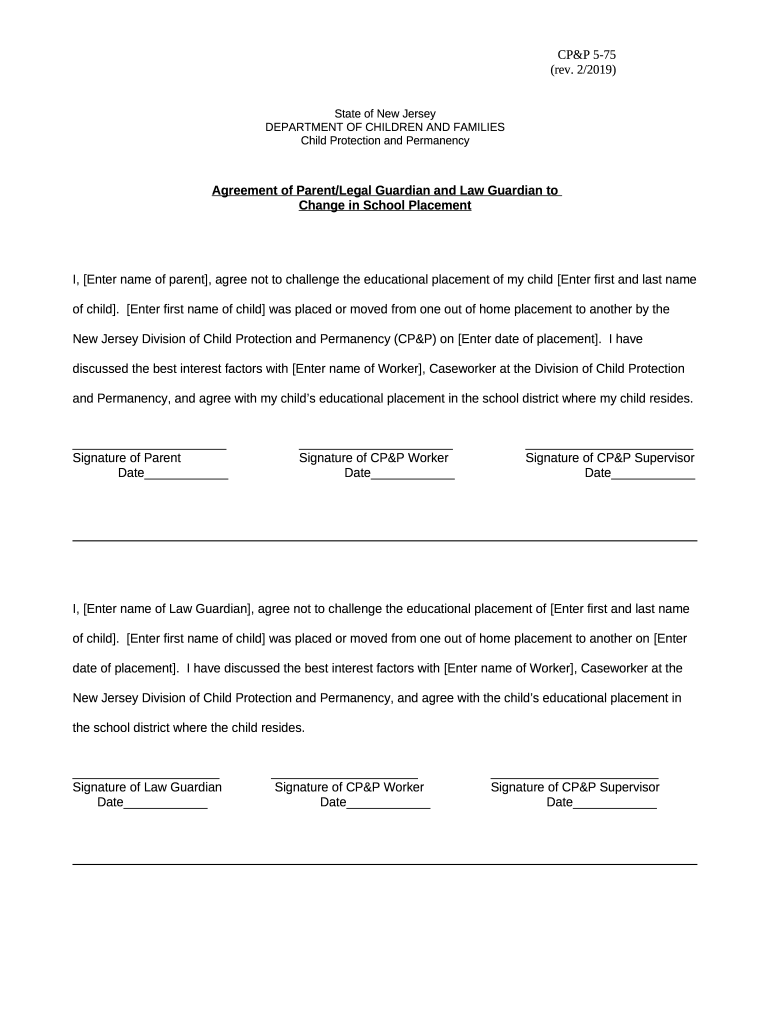 Surrender of Custody and Consent for Adoption - NJ.gov Doc Template ...