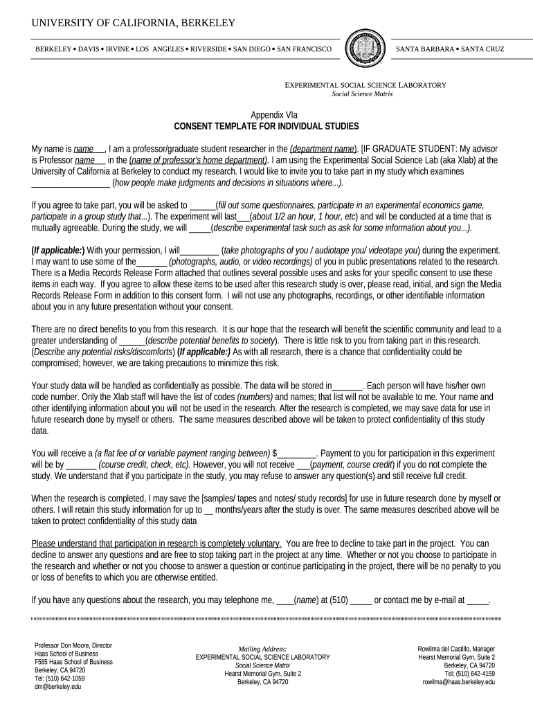 Expanding of Ined Consent at University Medical ... Doc Template | pdfFiller