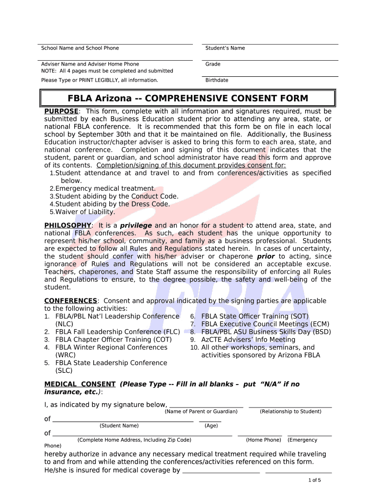 fbla Doc Template | pdfFiller