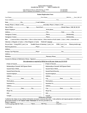 Patient Registration - 1 Free Templates in PDF, Word ... Doc Template ...