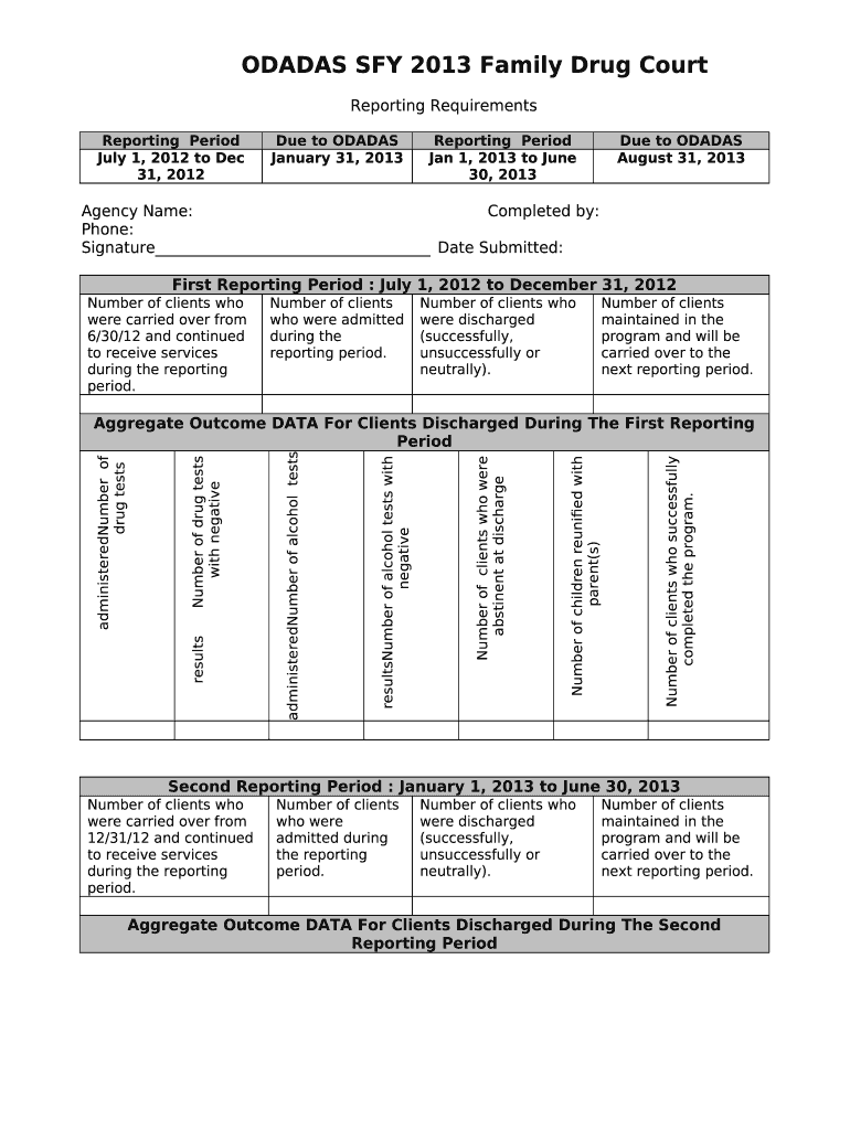 Due to ODADAS Doc Template | pdfFiller