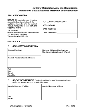 Building Materials Evaluation Commission - Fill Online, Printable ...