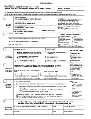 Fillable Online payee data record - CalRecycle - CA.gov Fax Email Print ...