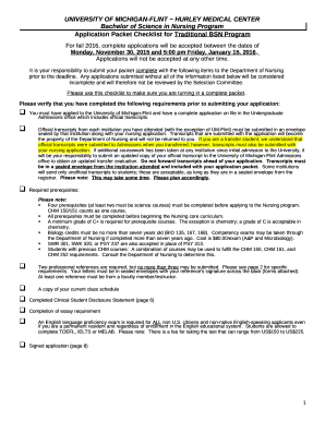 Bachelor of Science in Nursing ProgramTraditional BSN ... Doc Template ...