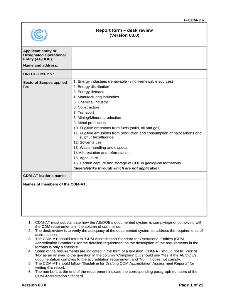 desk review example Doc Template | pdfFiller