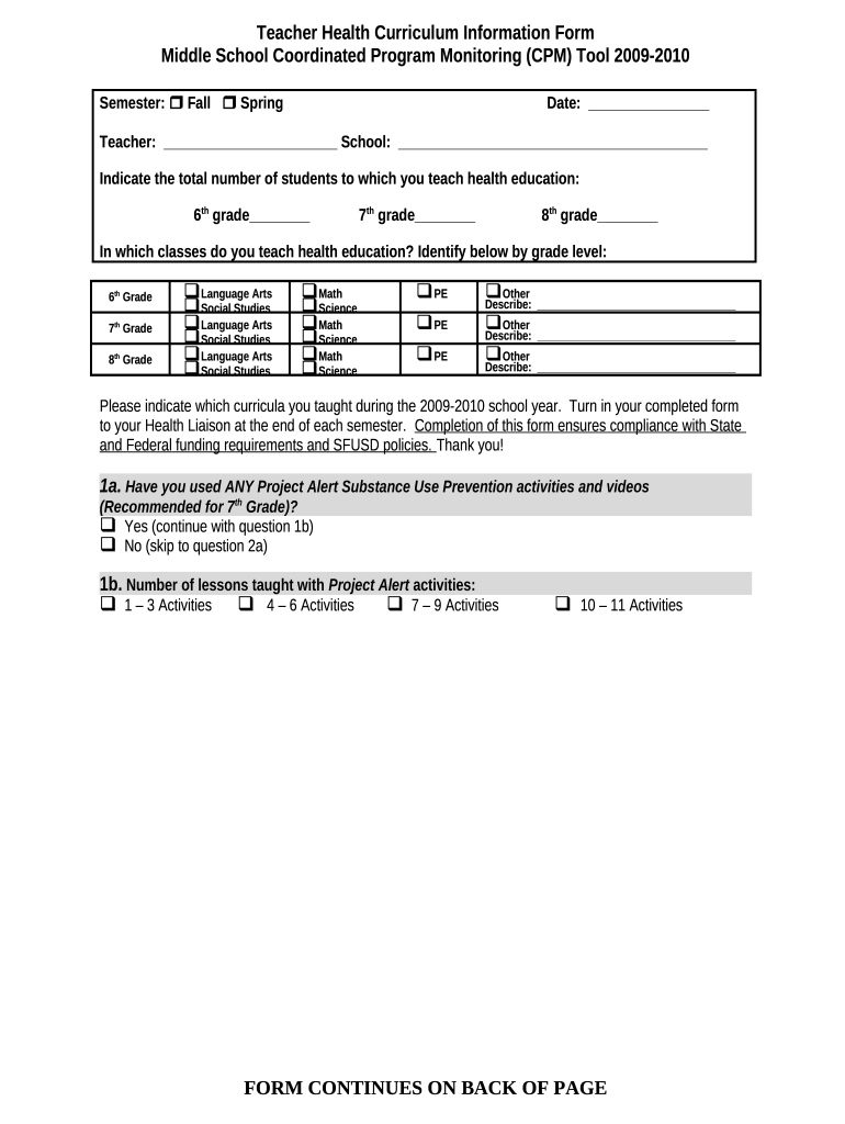 Teacher Verification - San Francisco Unified School ... Doc Template ...
