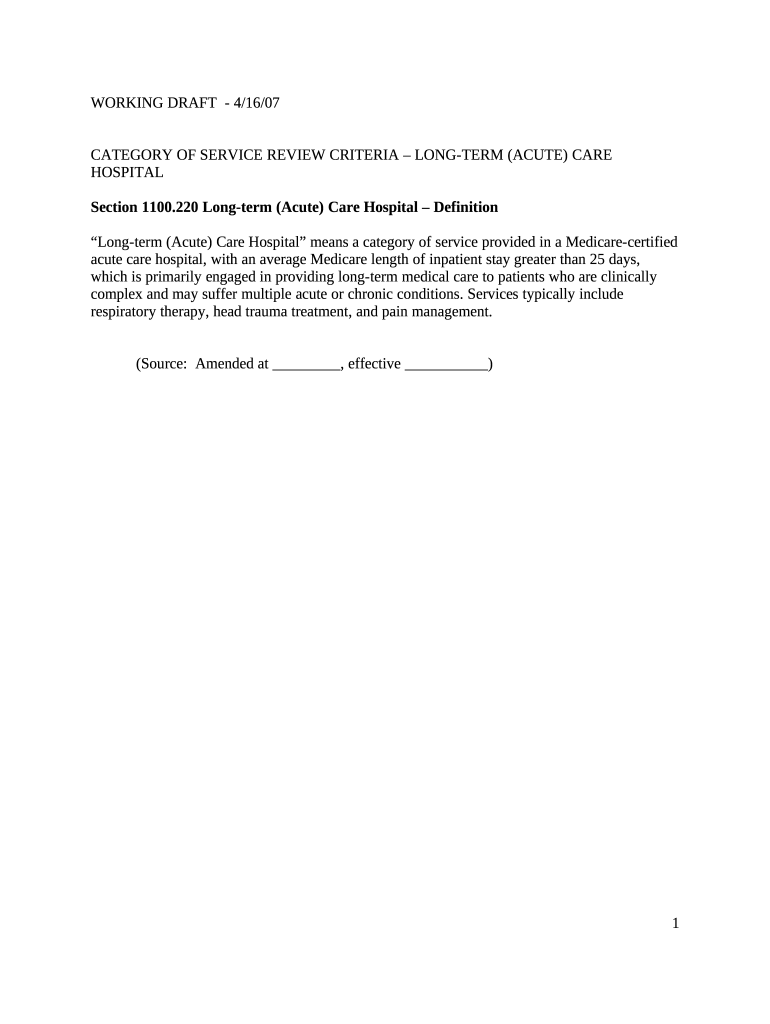 PROPOSED TEMPLATE FOR CATEGORY OF SERVICE REVIEW CRITERIA Doc Template ...