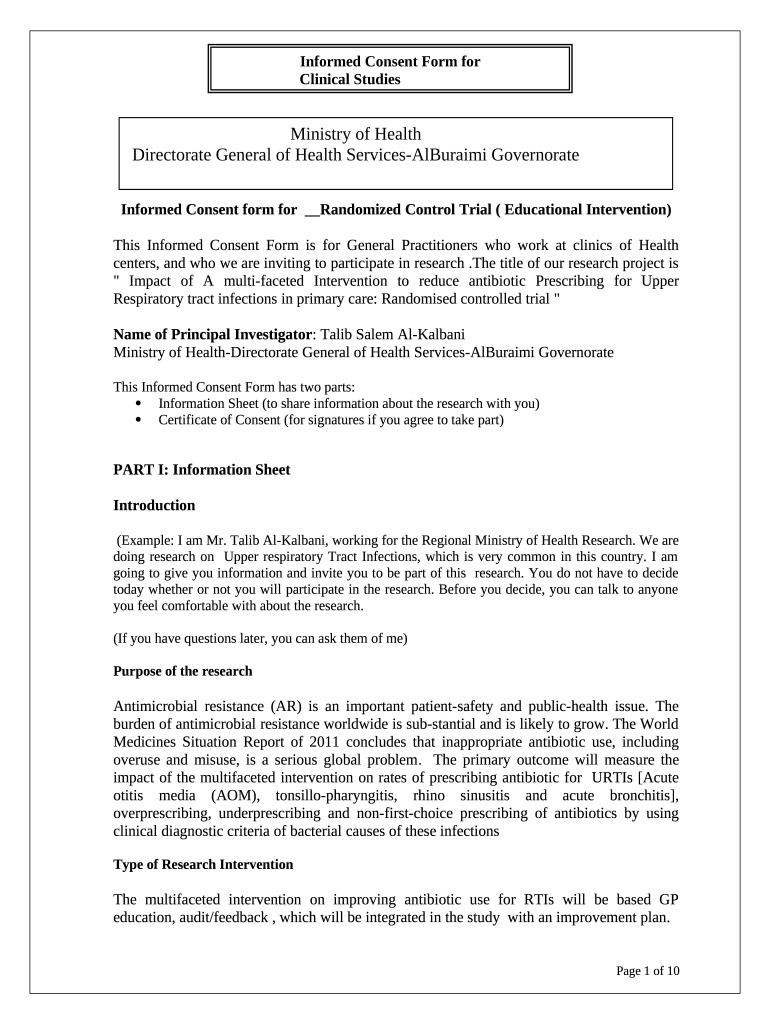 Contents - NIDA GCP Doc Template | pdfFiller