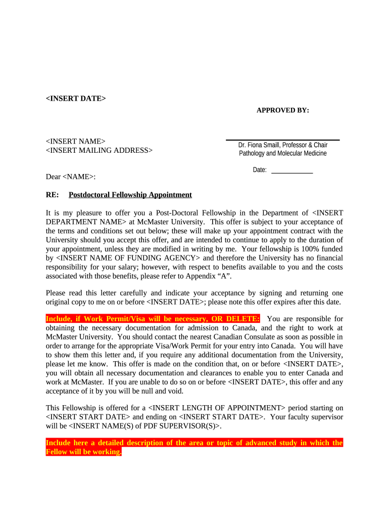 Postdoctoral Affairs - School of Graduate Studies - McMaster ... Doc ...