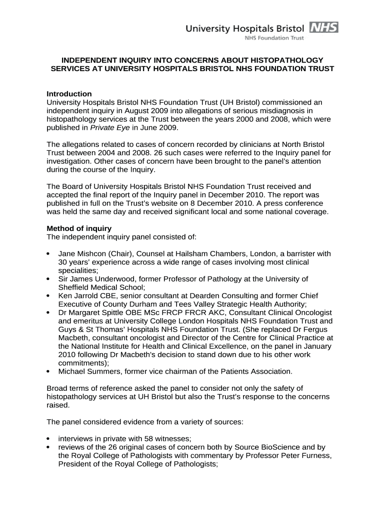 Pathologists' workload and patient safetyRequest PDF Doc Template | pdfFiller