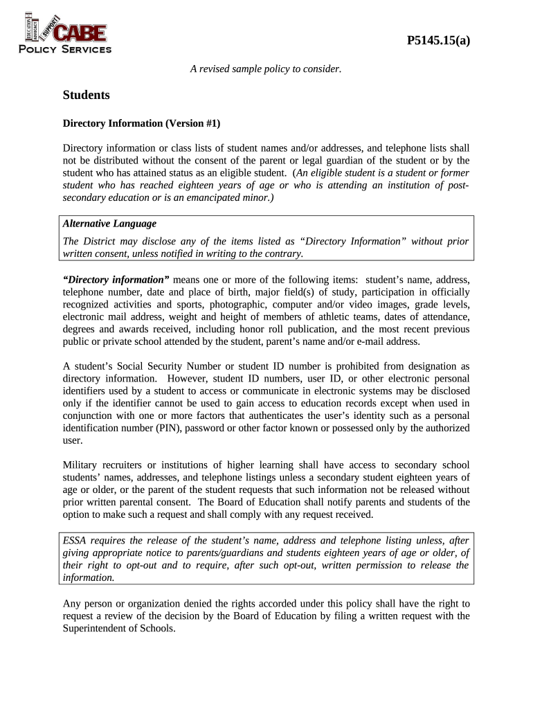 SPED COMPLIANCE: An Overview of Policy and Procedure Doc Template ...