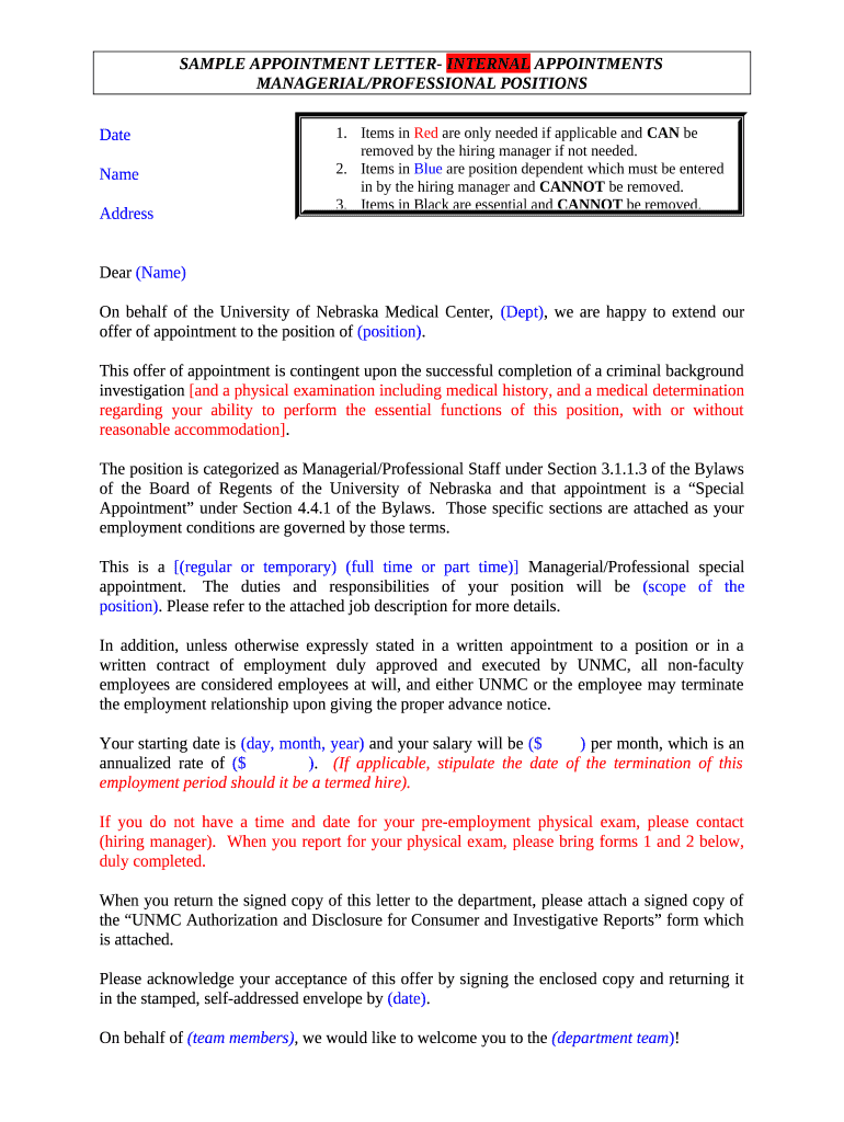 SAMPLE OFFER LETTER - INTERNAL - NON EXEMPT/HOURLY REGULAR ... Doc ...