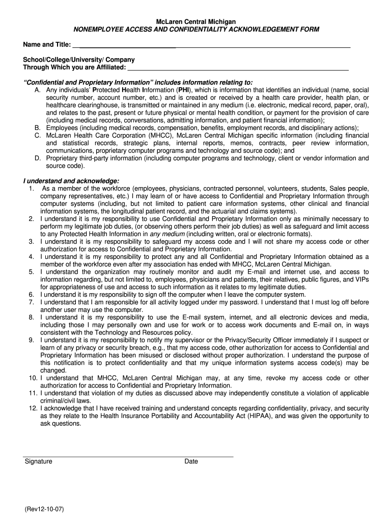 Fillable Online Employee Proprietary Information and Invention ...