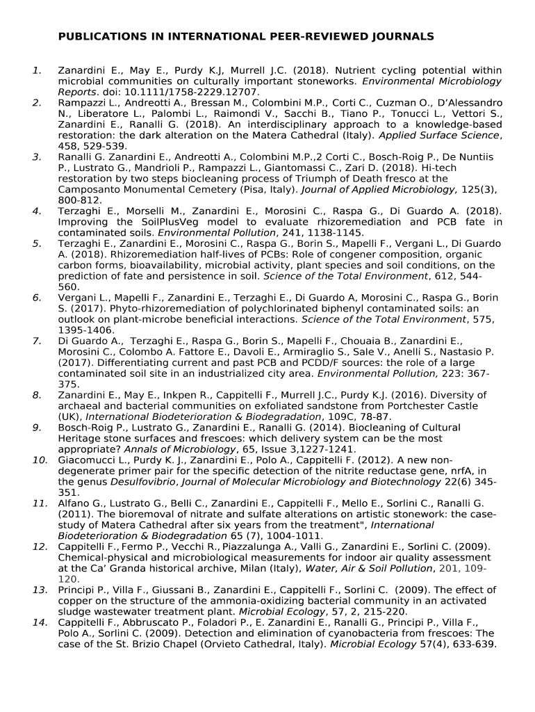PUBLICATIONS IN International Peer reviewed Journals Doc Template publications-in-international-peer-reviewed-journals-doc-template