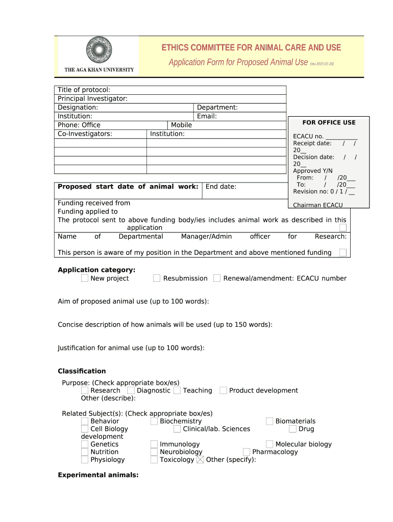 How to Obtain an IACUC Approval Date - Institutional Animal ... Doc ...