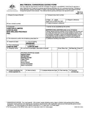 Fillable Online This form meets the requirement of SOLAS 74 chapter VII ...