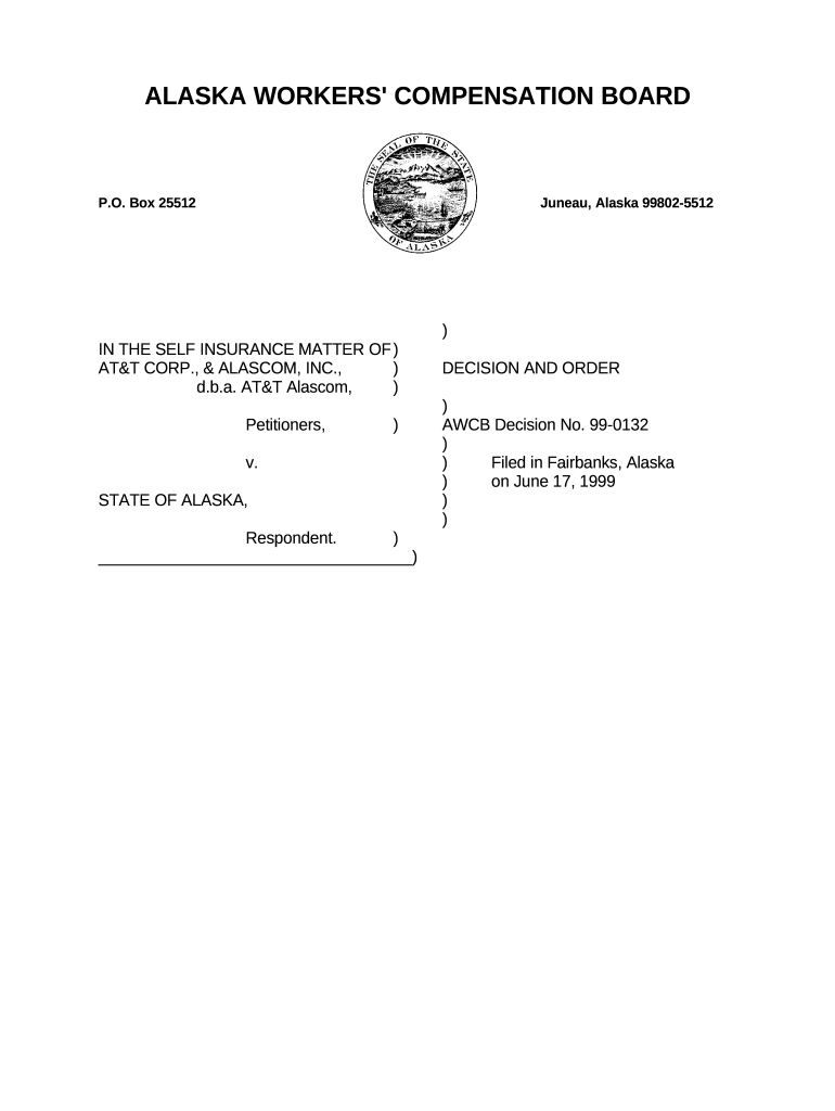 99-0132 - Alaska Department of Labor and Workforce ... Doc Template ...