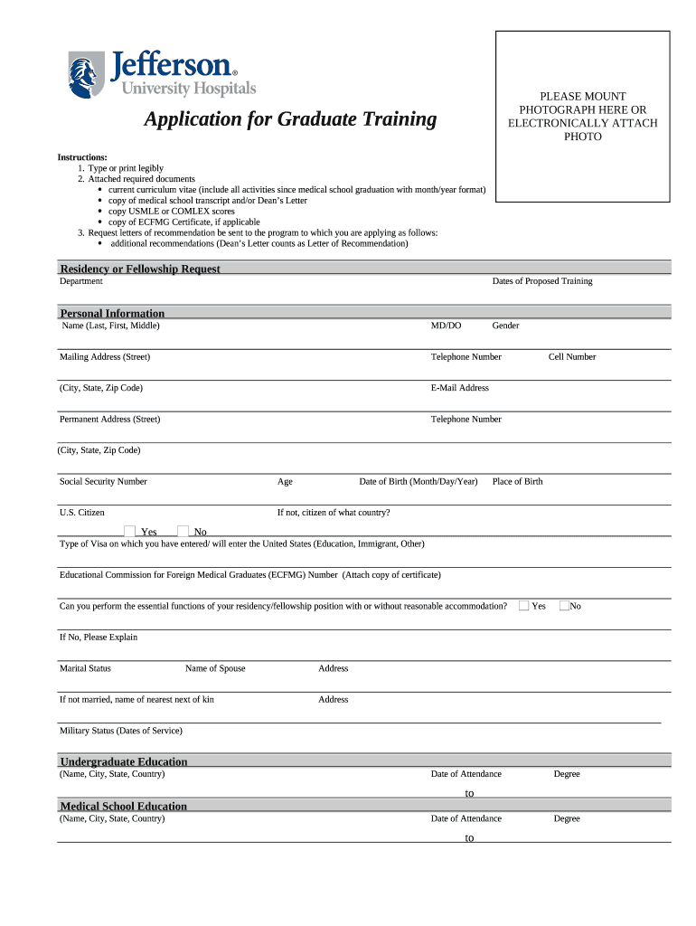 Application for Rotation at Thomas Jefferson University ... Doc ...