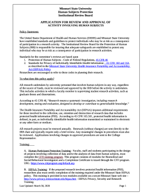 Human Participants Doc Template | pdfFiller